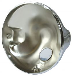 HEADLIGHT UNIVERSAL 7 CHROME CASING